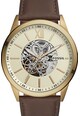 Ceas automatic cu o curea de piele Fossil (BQ2382) | Fashion Days